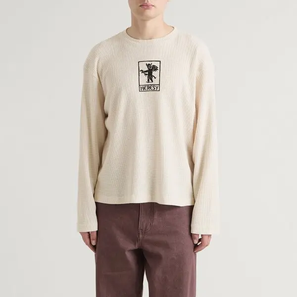 HERESY Rogue Long Sleeve Waffle T-shirt