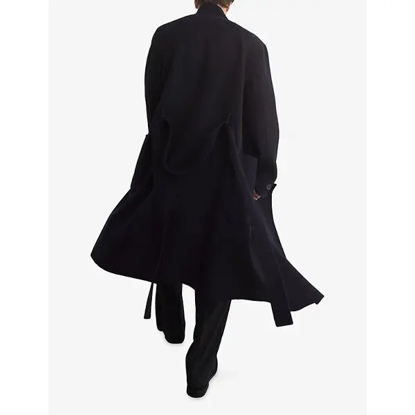 REISS Selation Belted Wool-blend Coat