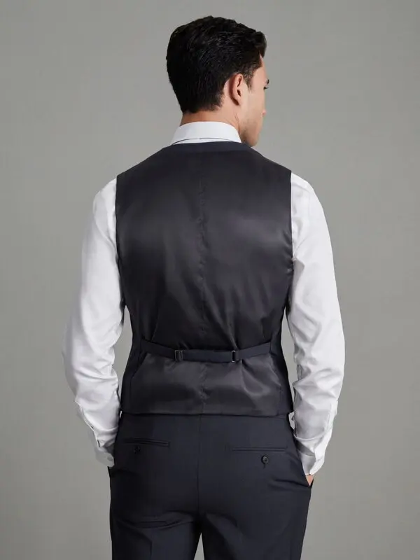 REISS Modern Fit Wool Blend Waistcoat