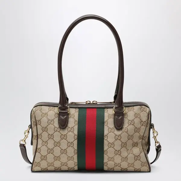 Gucci Medium Borsetto Duffle Bag In Lightweight Gg Fabric