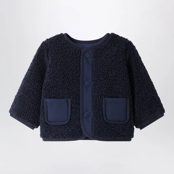 Bonpoint Navy Reversible Melice Jacket