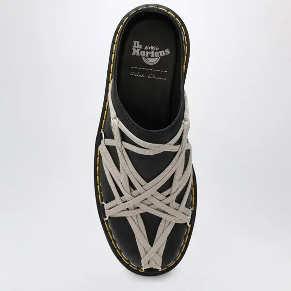DR. MARTENS X RICK OWENS Quad Sole Megalace Mules