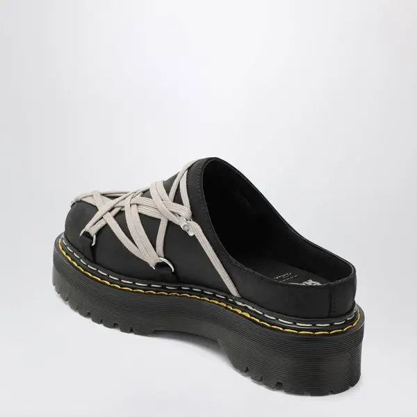 DR. MARTENS X RICK OWENS Quad Sole Megalace Mules