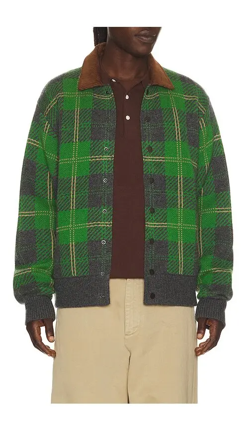Guest In Residence Tartan Bomber In . Also - Green