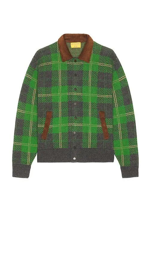 Guest In Residence Tartan Bomber In . Also - Green