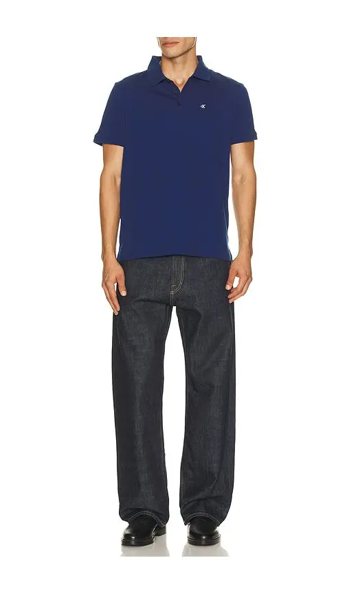 Calvin Klein Short Sleeve Classic Monogram Polo In . Also