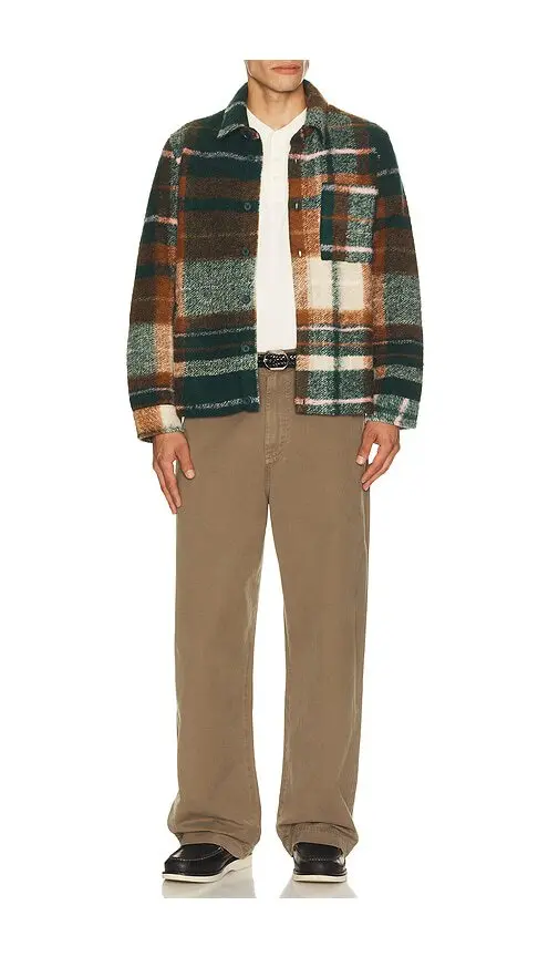 PERCIVAL Knowles Check Overshirt In . Also