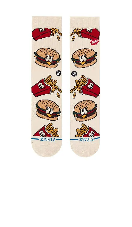 Stance Combo Meal Crew Socks In . Also