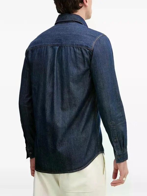 Sisley Button-down Denim Shirt