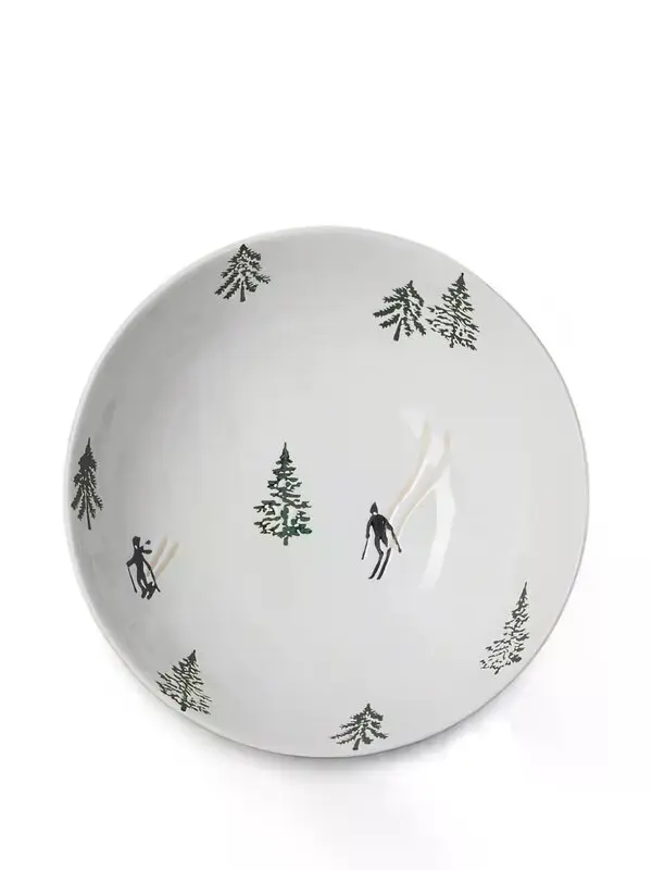 CU I SEEYOU Skiing-print Bowl