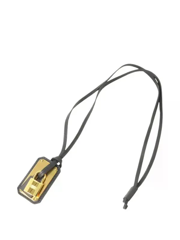 Hermès Clochette Padlock Necklace - Gold