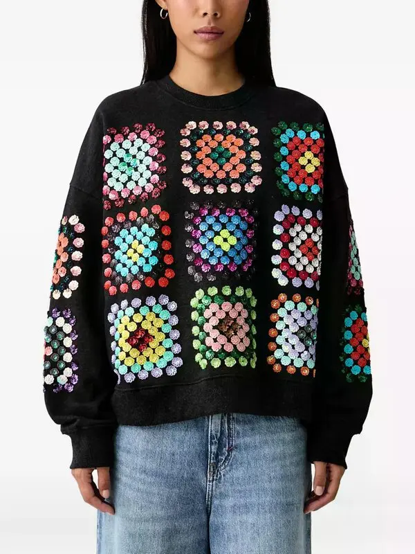 Essentiel Antwerp Sequin-embellished Sweatshirt