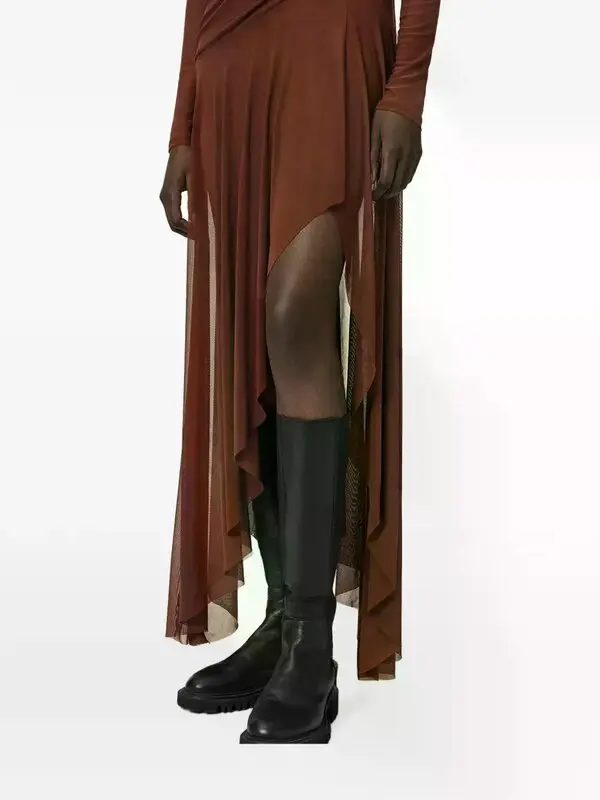 ALLSAINTS Draped Asymmetric Dress