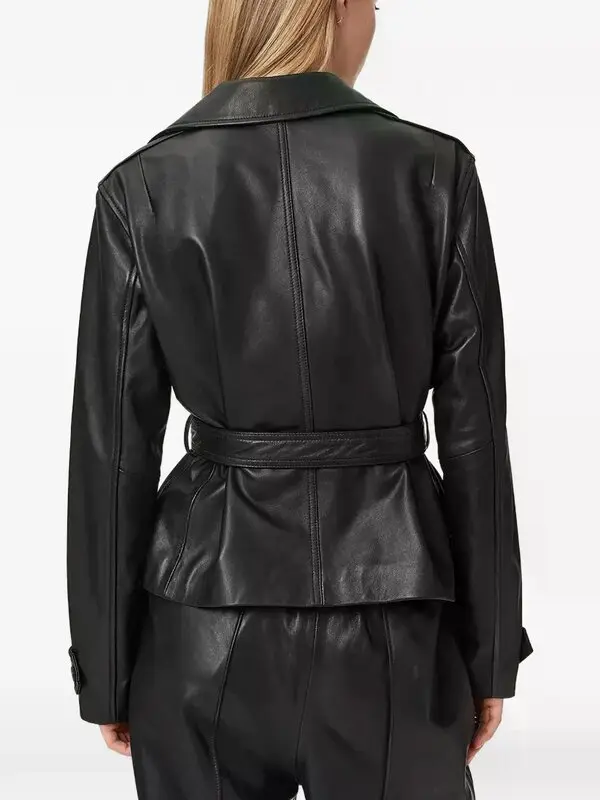 ALLSAINTS Double-breasted Belted Jacket