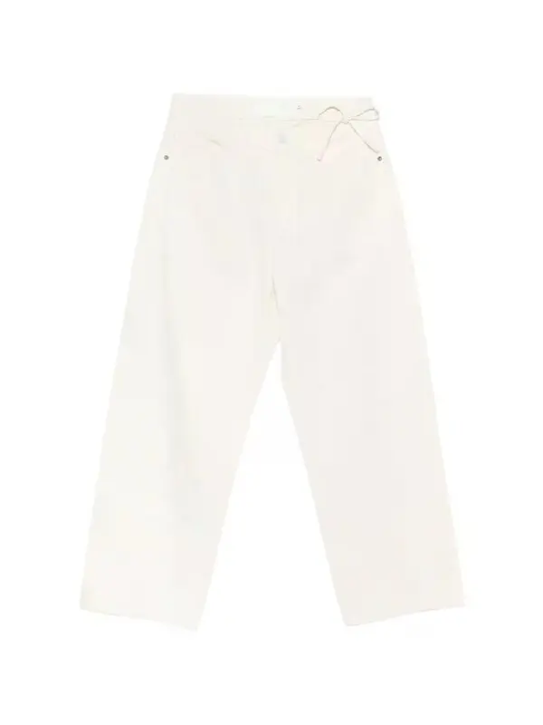 NEW AMSTERDAM SURF ASSOCIATION Tie-fastening Wide-leg Jeans