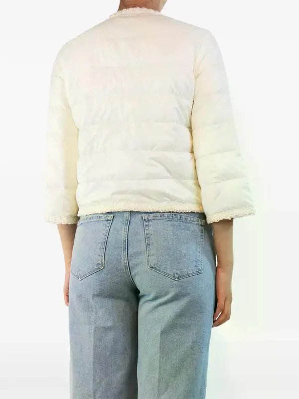 Ermanno Scervino Raffia-trim Puffer Jacket
