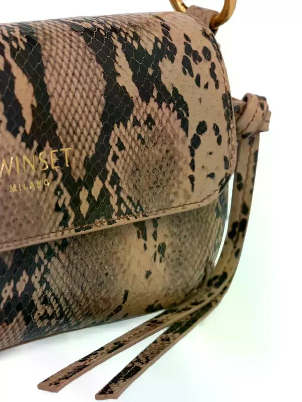 TWINSET Snakeskin-effect Shoulder Bag