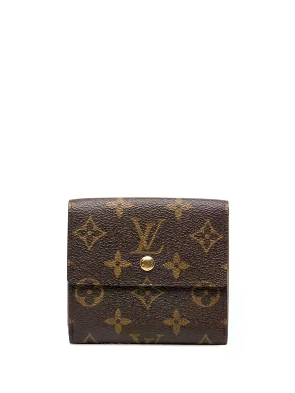 LOUIS VUITTON 2001 Monogram Portefeuille Elise Wallet Small Wallets