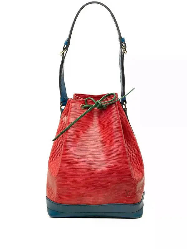 LOUIS VUITTON 1991 Epi Tricolor Noe Gm Bucket Bag - Red