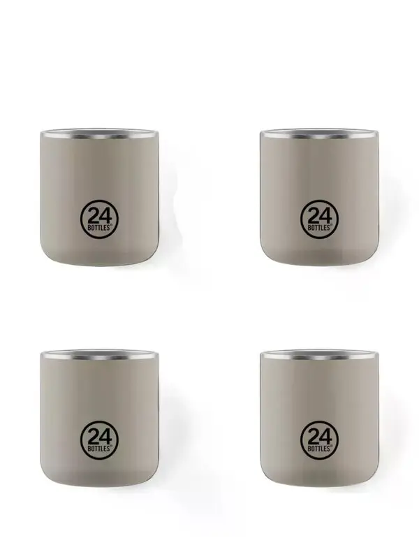 24BOTTLES Linen Logo-print Cup