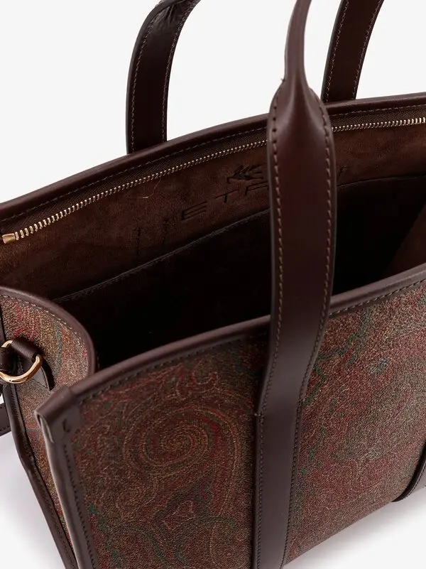 Etro Arnica M Paisley Fabric Handbag