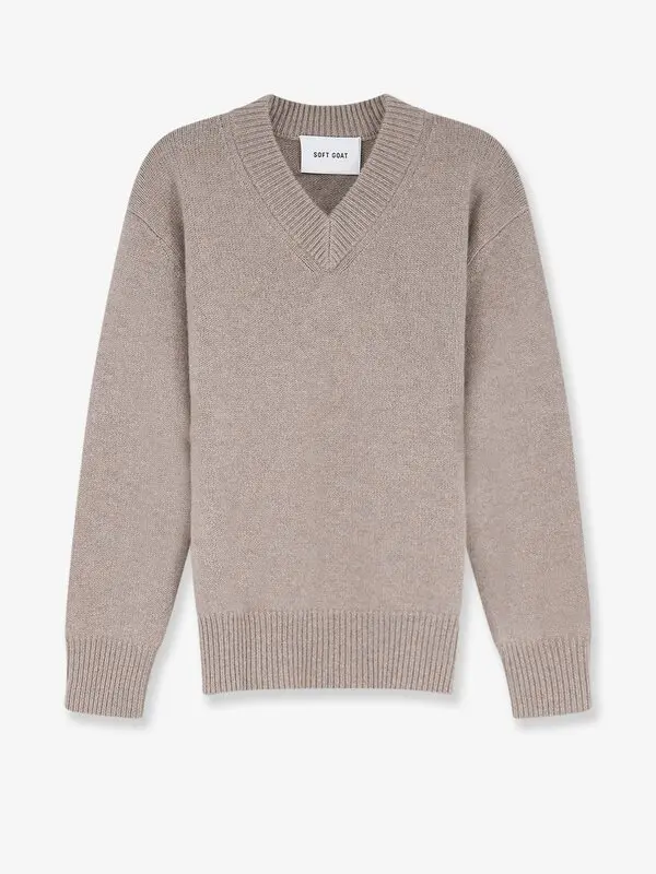 Soft Goat Cashmere Sweater - Grey