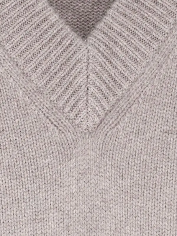 Soft Goat Cashmere Sweater - Grey