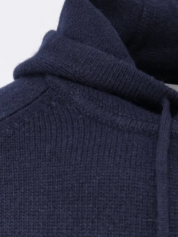 Soft Goat Hooded Cashmere Sweater