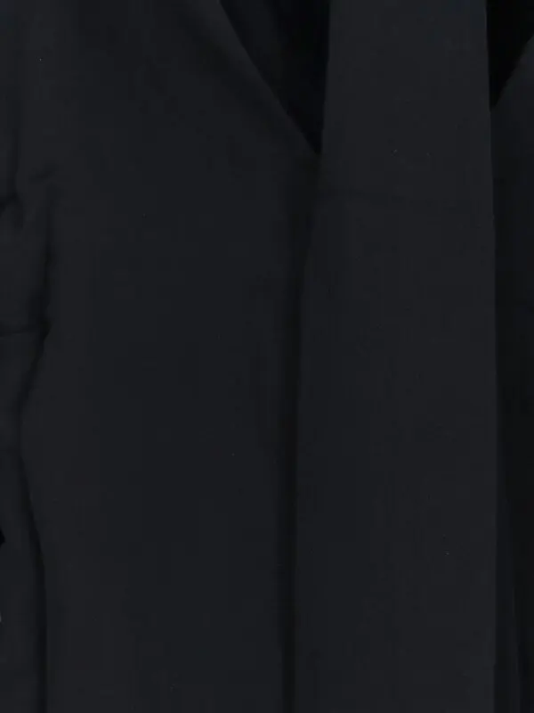 TOTEME Cowl Neck Viscose Shirt - Black