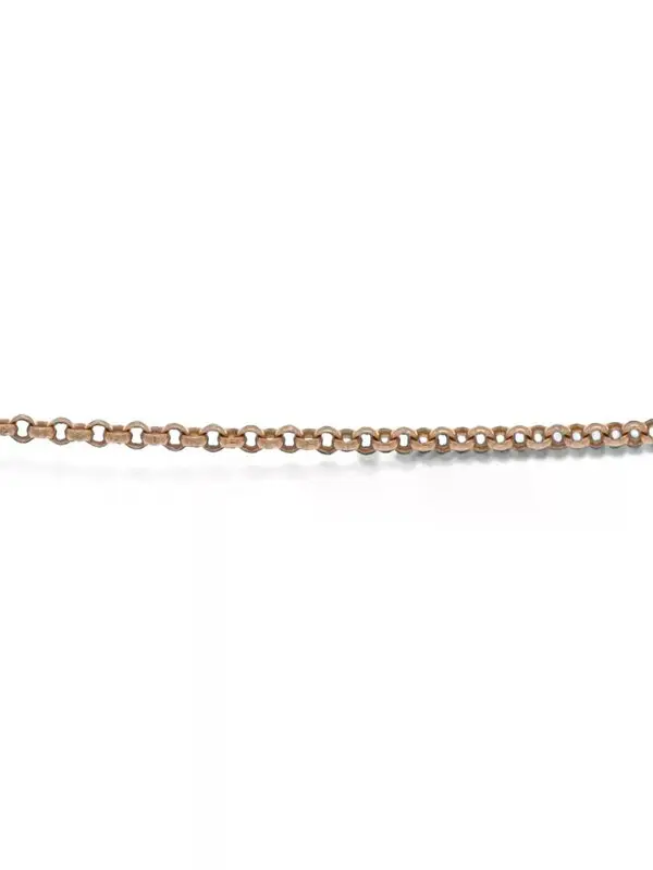Hermès Ex-libris Pendant 18k Rose Gold With Diamond Small Necklace - Pink