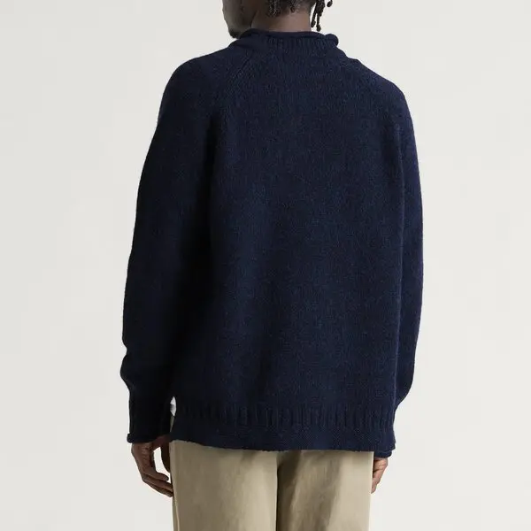 PITTARI Seti Heritage Lambswool Roll Collar Jumper