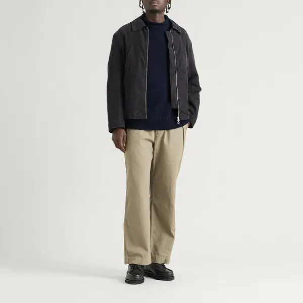 PITTARI Seti Heritage Lambswool Roll Collar Jumper