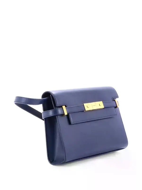 Saint Laurent Manhattan Leather Small Shoulder Bag