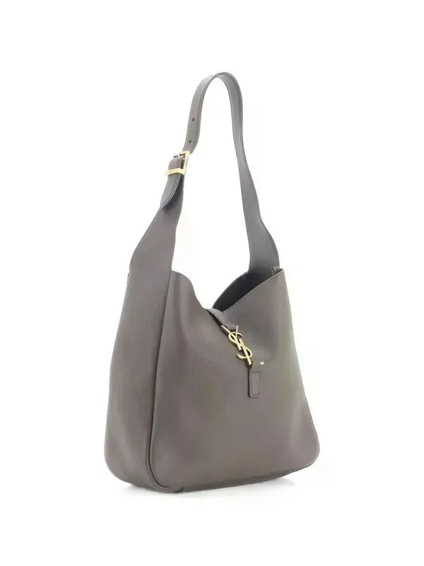 Saint Laurent Le 5 A 7 Supple Leather Small Hobo Bag