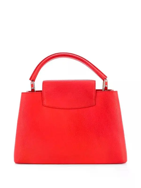 LOUIS VUITTON Capucines Bag Leather Pm Satchel