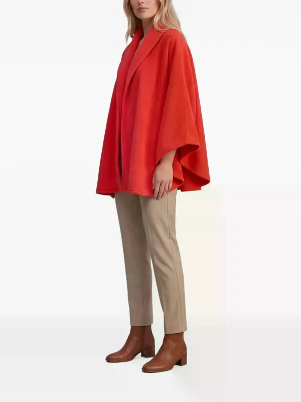 GENNY Shawl-collar Cape Coat