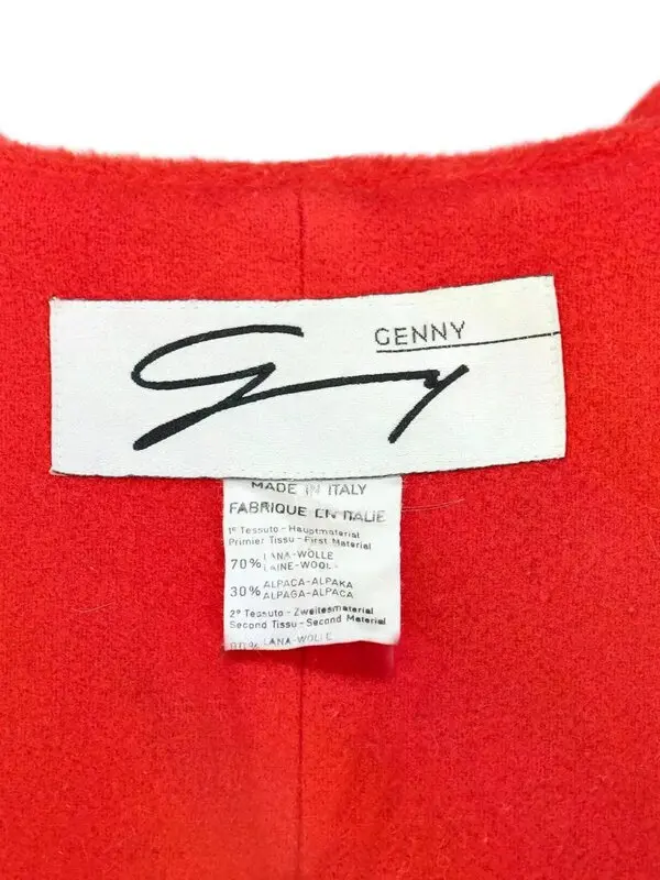 GENNY Shawl-collar Cape Coat