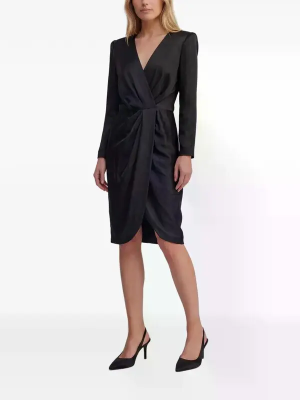 Givenchy Silk Wrap-style Mini Dress