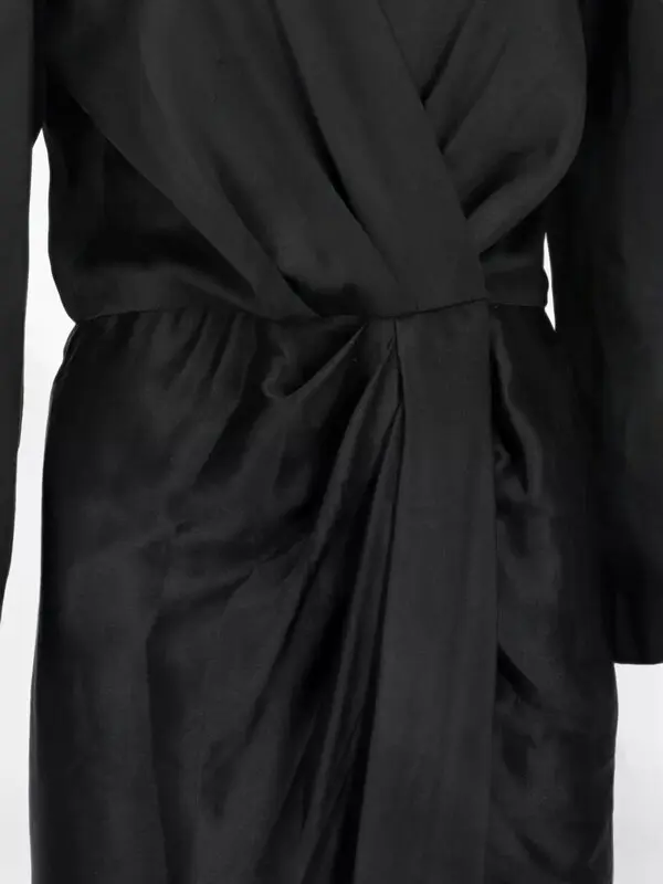 Givenchy Silk Wrap-style Mini Dress
