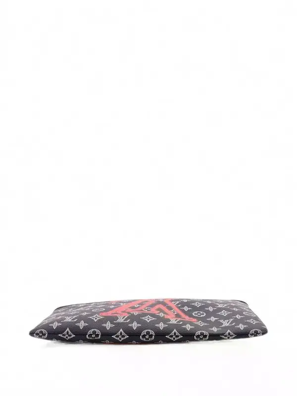 LOUIS VUITTON Pochette Apollo Limited Edition Upside Down Monogram Ink Gm Clutch Bag