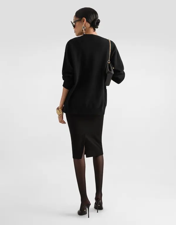 Dolce & Gabbana Wool Crêpe Dress Dresses