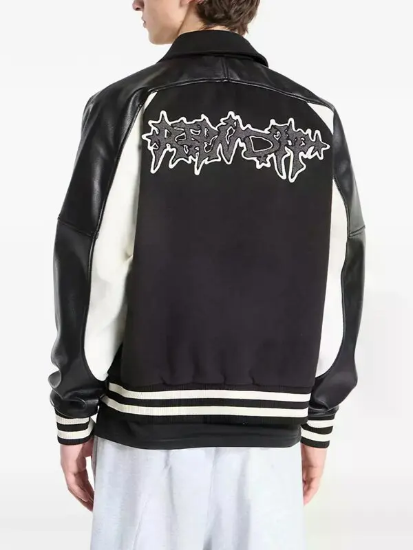 RIPNDIP Luther Faux-leather Trims Jacket