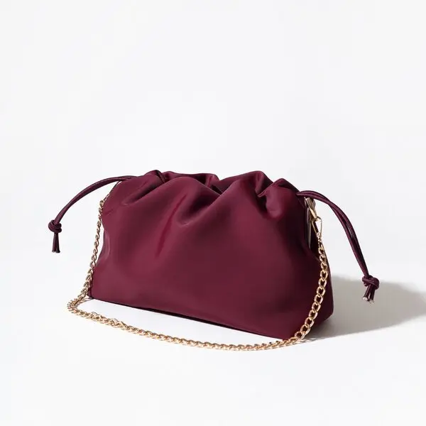 POP UPS BRAND Puff Clutch Bordeaux