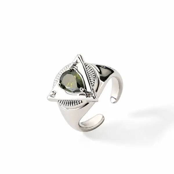 QIBAI Leo Zodiac Ring - Silver