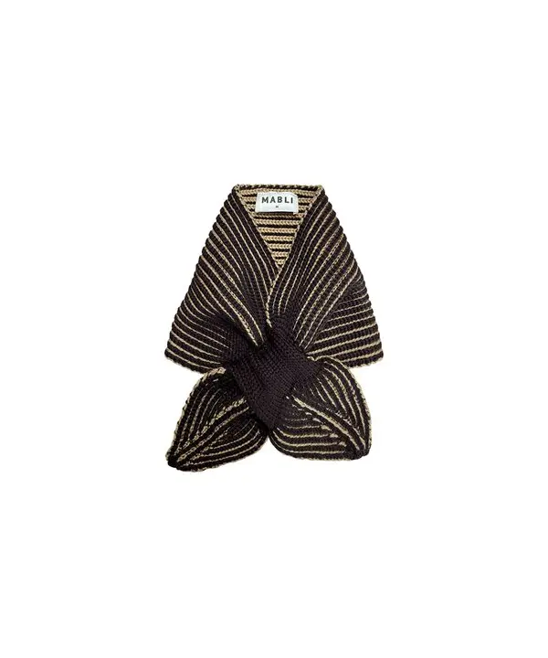 MABLI Ffyn Skater Scarf Dark Chocolate/biscotti - Brown