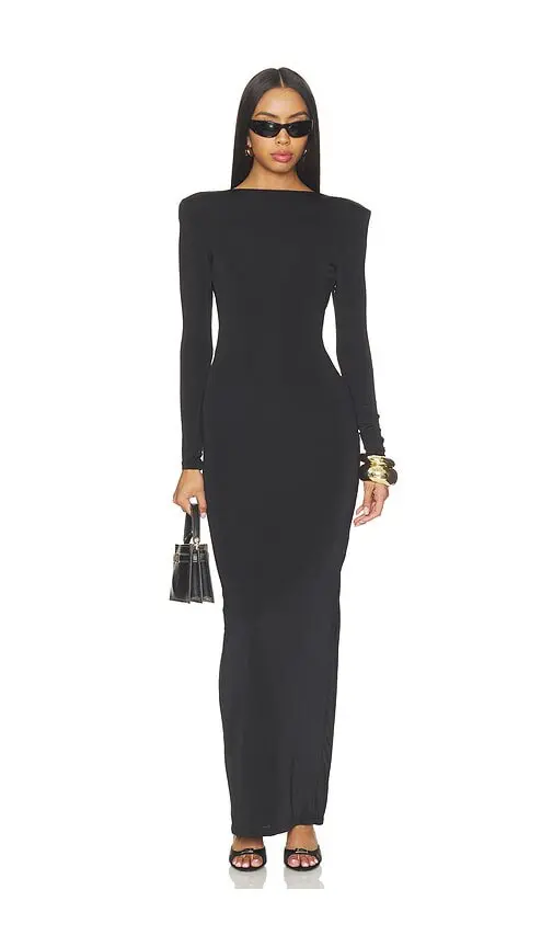 NOOKIE Charlize 2-way Long Sleeve Maxi Dress In . Also