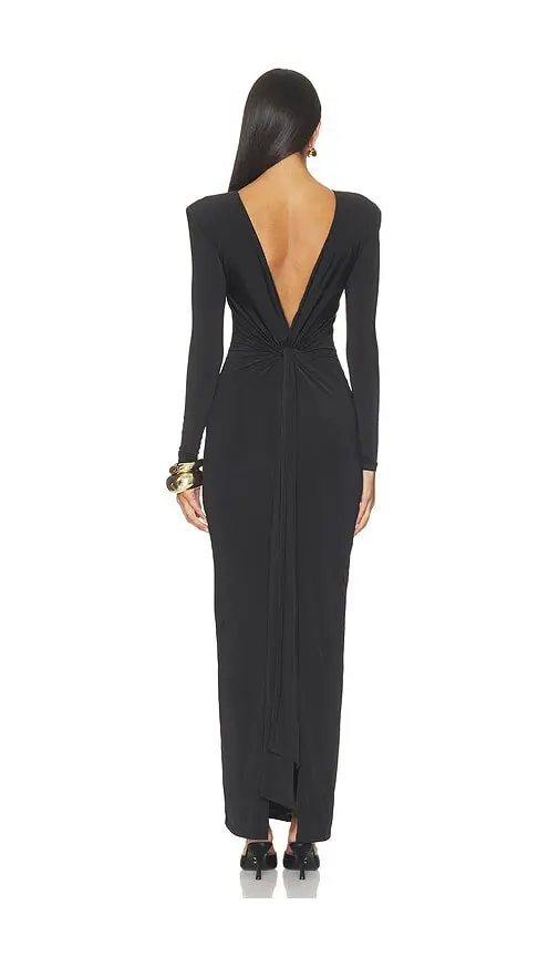 NOOKIE Charlize 2-way Long Sleeve Maxi Dress In . Also