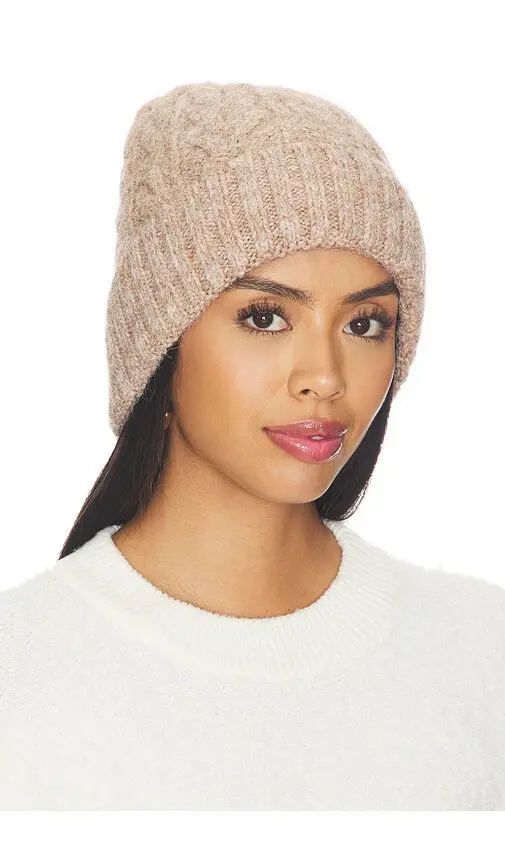 Hat Attack Alpine Cable Beanie - Tan