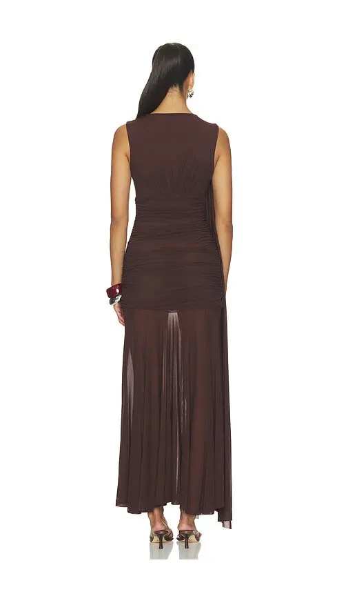 Bardot Alverie Mesh Maxi Dress In . Also