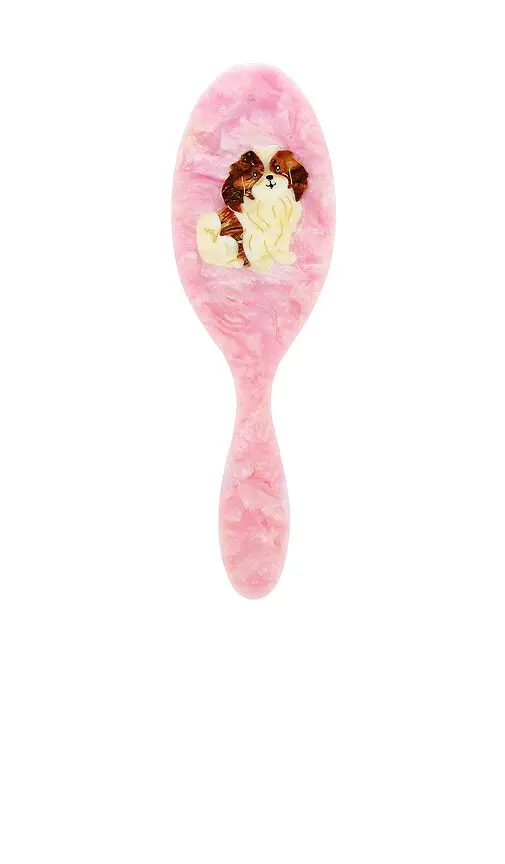 SOLAR ECLIPSE Hand-painted Shih Tzu Pup Amazing Hair Day Brush - Multi